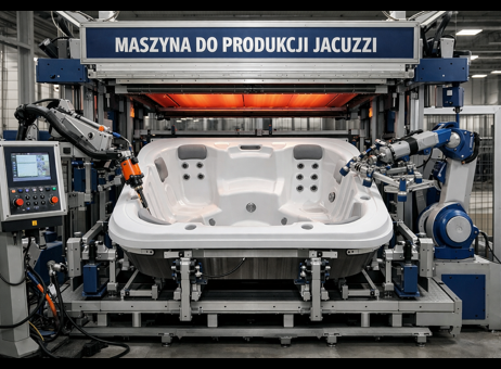 Mašina za proizvodnju automobilskih branika, Džakuzija i drugih plastičnih kalupa