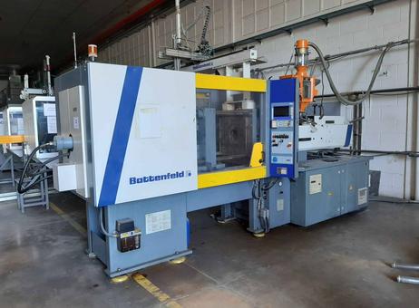 Mašina za duvanje Battenfeld Fischer VK1-1 Blow Moulding Machine (1988) + MOTAN Mixer