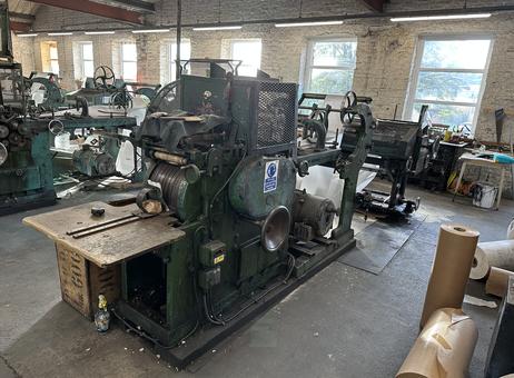 Mašina za papir COBDEN CHADWICK Flat &amp; satchel paper bag making machine with 2 col. flexo