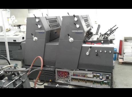 2001 Heidelberg GTO 52-2-P офсет машина за штампу