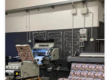 epson sure color sc f6400h 6 boja sa crnom hd prodajem plotter + dtf sa pećnicom