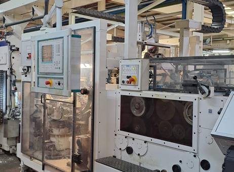 Dvostrana kantirica KOCHSIEK Tuber SM 61B + Flexo + Transystem + Bottomer BL 66 + Palletizer