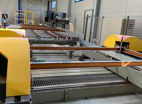 Plant Emmegi welding and cleaning line
