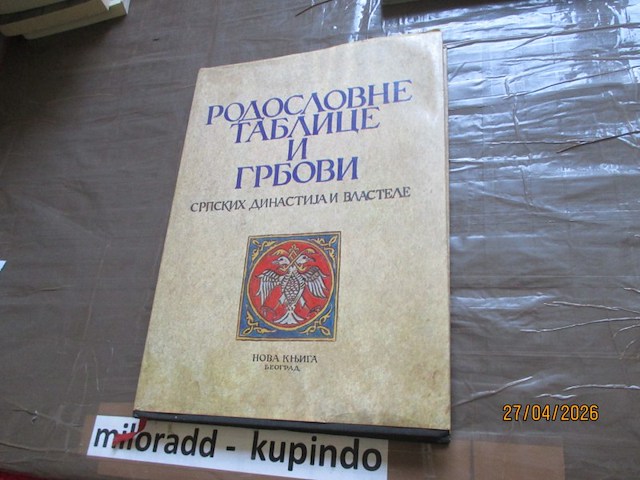 Rodoslovne tablice i grbovi srpskih dinastija i vlastel