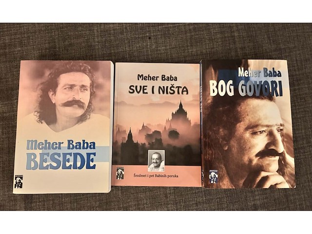 Meher Baba - 3 knjige