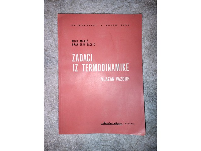 Zadaci iz termodinamike - vlažan vazduh