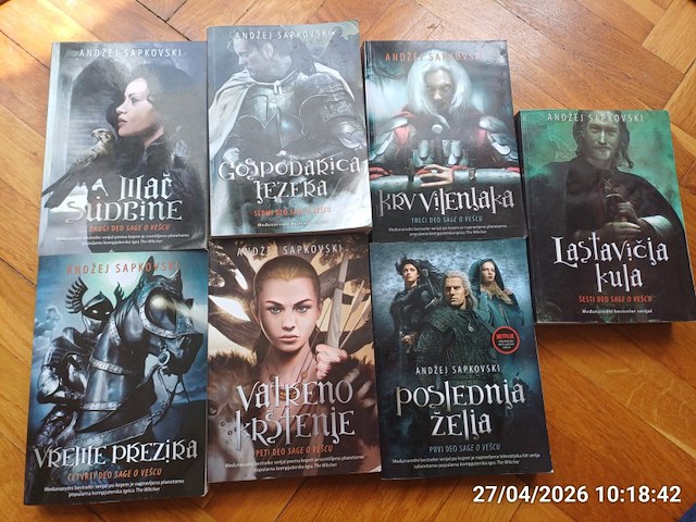 ANDŽEJ SAPKOVSKI, SAGA O VEŠCU 1-7