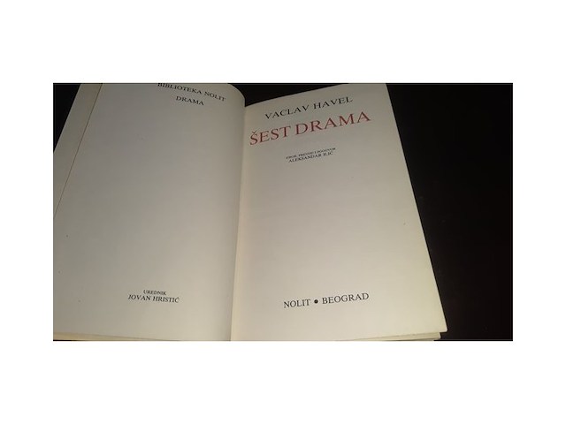 ŠEST DRAMA Vaclav Havel