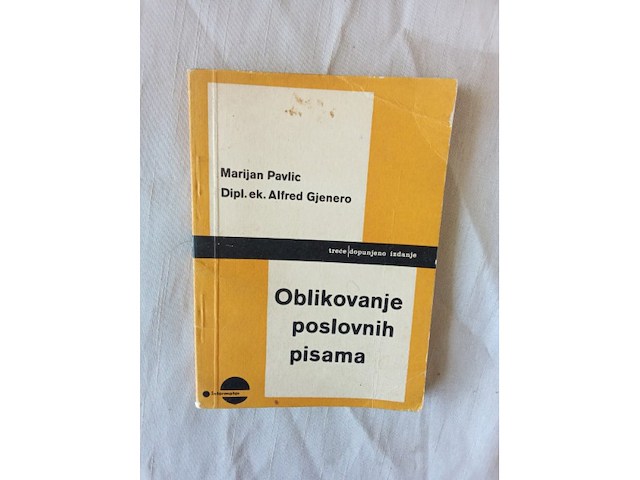 Oblikovanje Poslovnih Pisama-Marijan Pavlic-Alfred Gjen