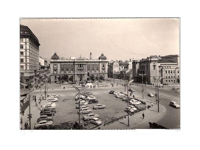 BEOGRAD Trg Republike ,putovala 1962.