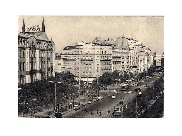 BEOGRAD Terazije ,putovala 1961.