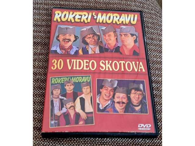 DVD-ROKERI S MORAVU-30 VIDEO SKOTOVA-NEKORIŠĆENO