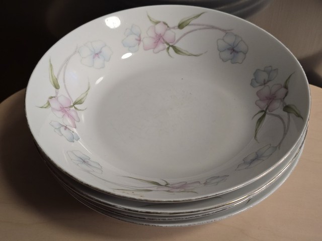 4 duboka tanjira Fine Porcelain Trisa