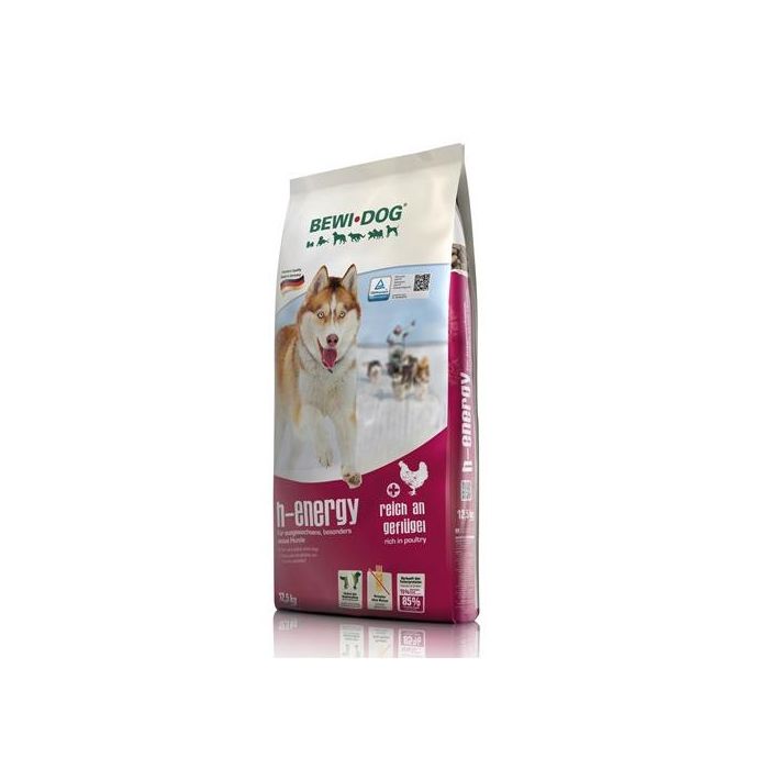 Bewi Dog: Visokokalorična hrana za odrasle pse H-Energy, 25 kg