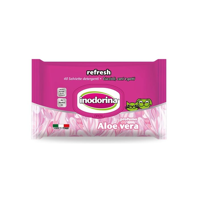 Inodorina: Vlažne maramice Refresh Aloe Vera
