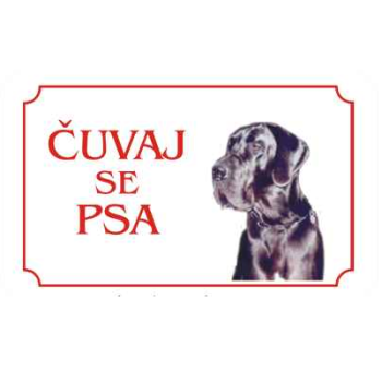 Kozmo: Tabla Čuvaj se psa, Doga latinica