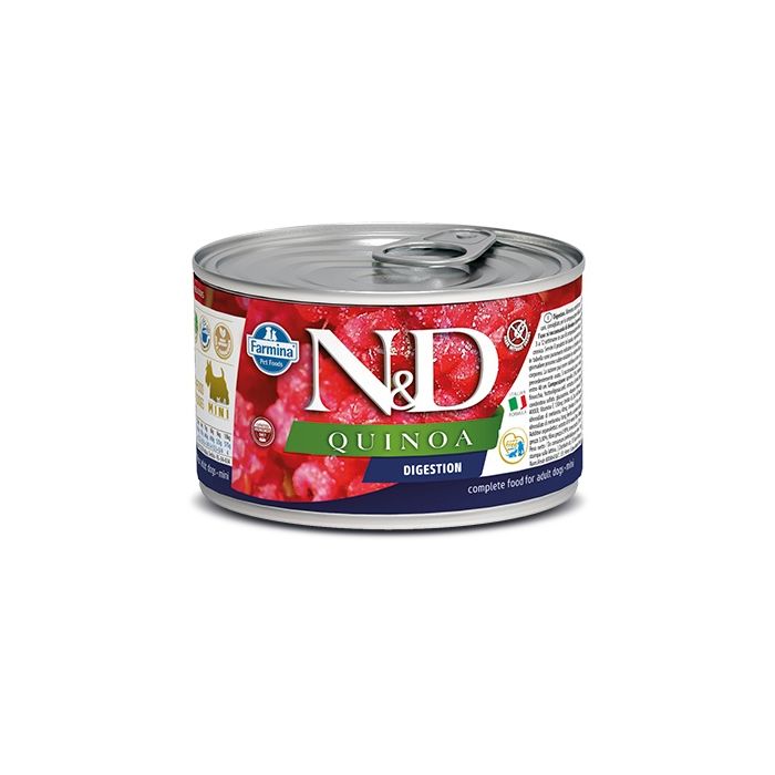 N&D Quinoa: Vlažna hrana za pse sa osetljivim stomakoma Mini Digestion, 6x140 gr