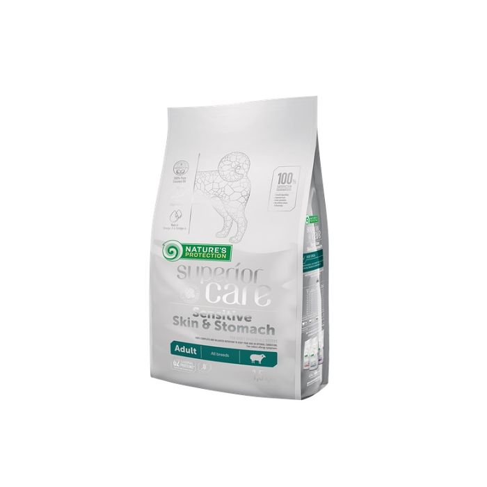 Nature's Protection Superior Care: Sensitive Skin & Stomach All Breeds, Jagnjetina, Hrana za osetljive pse