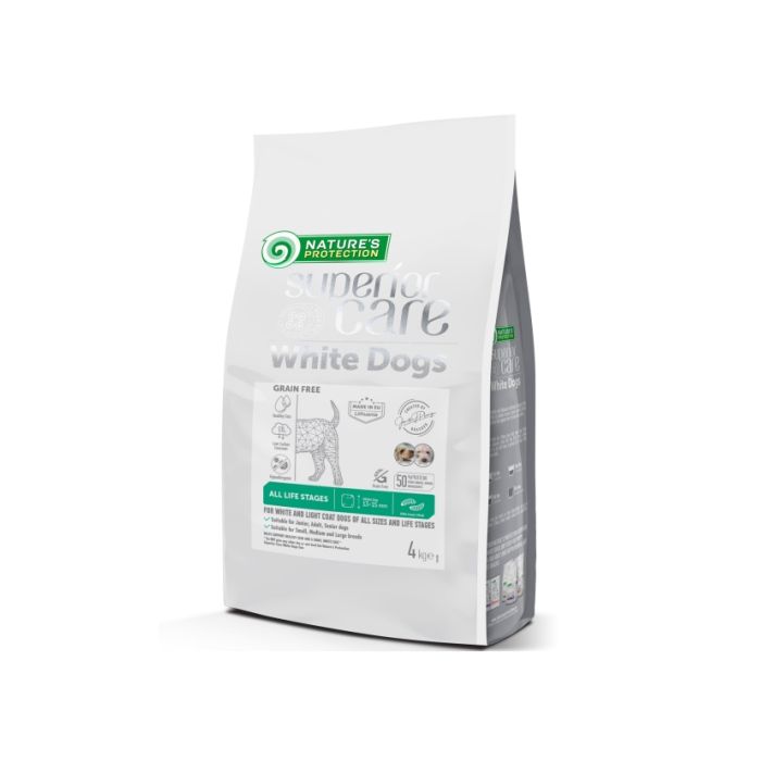 Nature's Protection Superior Care: White Dog Grain Free Adult All Breed, Insekti, Hrana za bele pse svih rasa