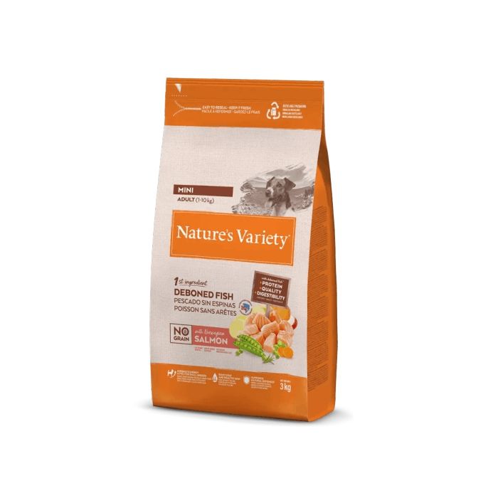 Nature’s Variety No Grain: Hrana za pse Adult Mini, Losos