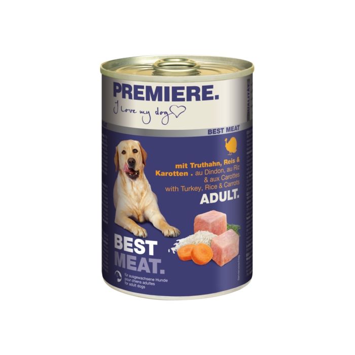 Premiere: Konzerva za pse Adult Best Meat, 400 gr