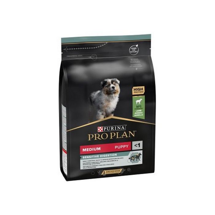Pro Plan: Hrana za štence Medium Puppy Sensitive Digestion, Jagnjetina, 12 kg