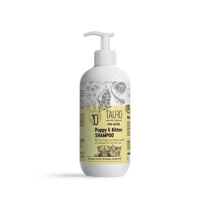 Tauro: Šampon za štence i mačiće Puppy & Kitten Shampoo, 400 ml