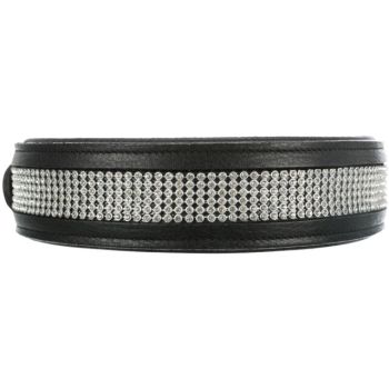 Trixie: Kožna ogrlica sa cirkonima Active Comfort Black
