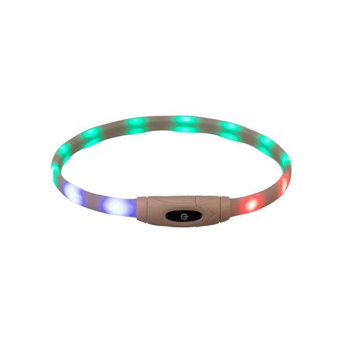 Trixie: Svetleća ogrlica za pse USB Flash Light Ring Multi Colour