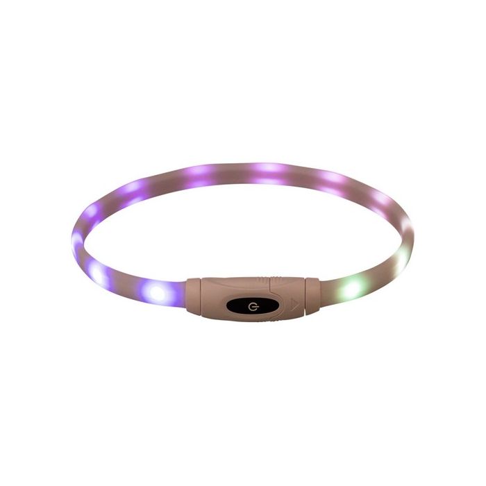 Trixie: Svetleća ogrlica za pse USB Flash Light Ring Purple