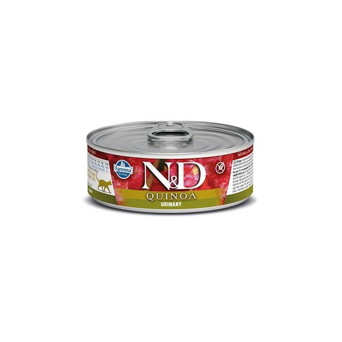 N&D Quinoa: Vlažna hrana za mačke sa urinarnim problemima Urinary, 12 x 80 gr