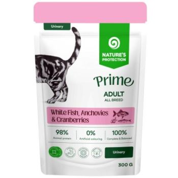 Nature’s Protection Prime: Preliv za odrasle mačke Urinary, 85 gr x 12 kom