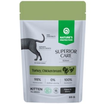 Nature’s Protection: Sos bez žitarica za mačiće Kitten, 85 gr