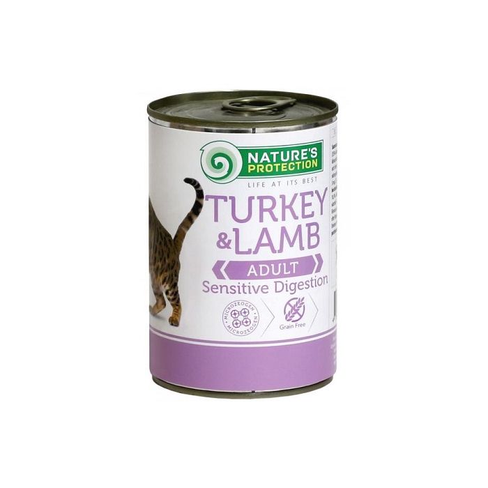 Nature’s Protection: Vlažna hrana za mačke sa stomačnim problemima Sensitive Digestion, 400 gr