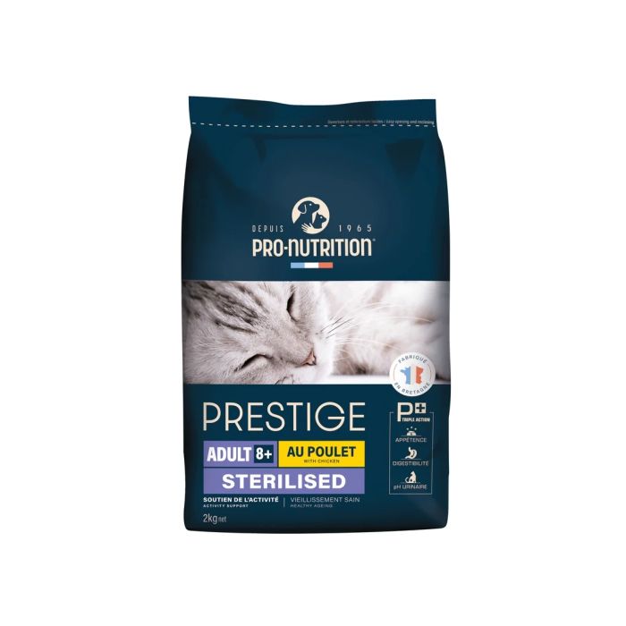 Pro Nutrition Prestige: Hrana za sterilisane starije mačke Sterilized 8+