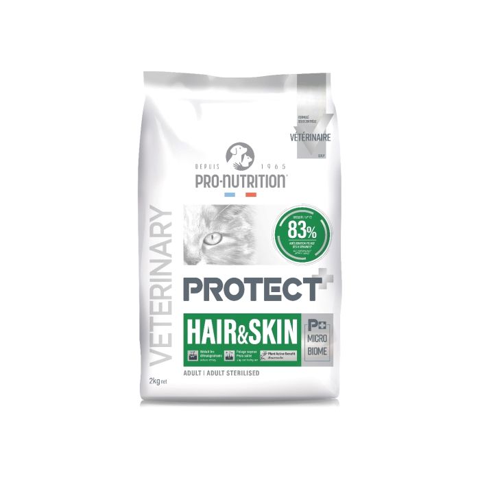 Pro Nutrition Protect: Veterinarksa hrana za mačke Hair&Skin, 2 kg