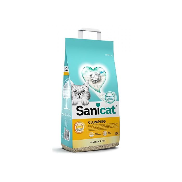 Sanicat: Grudvajući posip bez mirisa Clumping Unscented, 8l