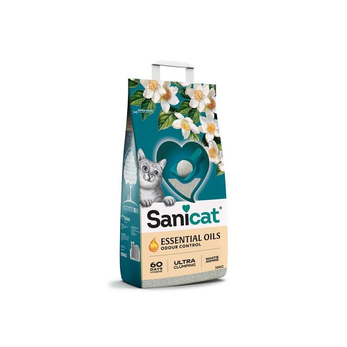 Sanicat: Ultra grudvajući posip sa esencijalnim uljima Essential Oils Jasmine, 10 kg
