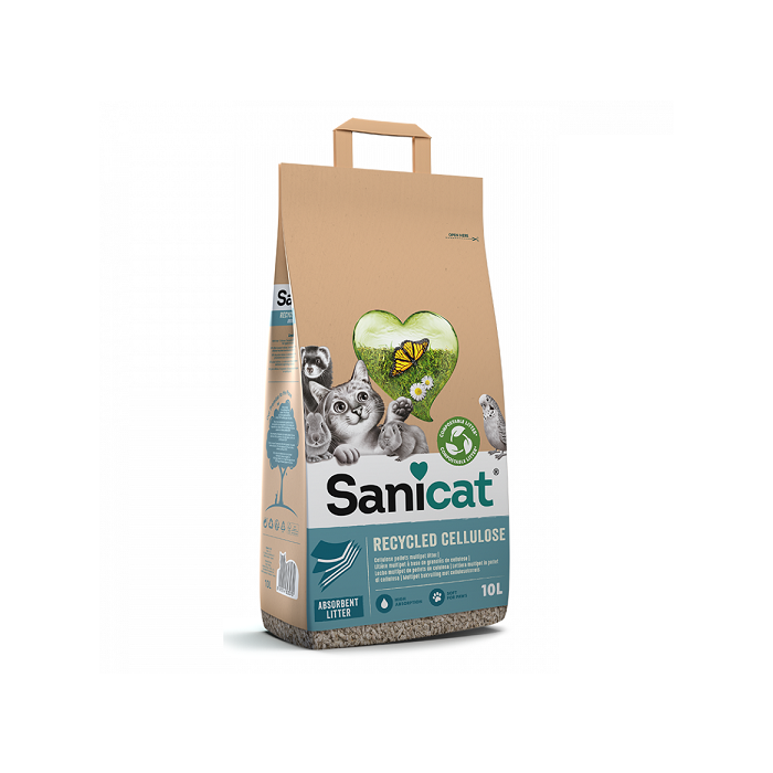 Sanicat: Upijajući posip od celuloze Clean & Green Cellulose, 10 l
