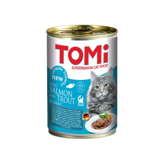 Tomi: Vlažna hrana za odrasle mačke Adult, 24x400 gr