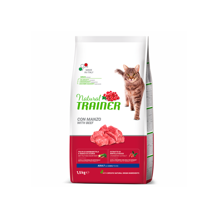 Trainer Natural: Hrana za odrasle mačke Adult, Govedina
