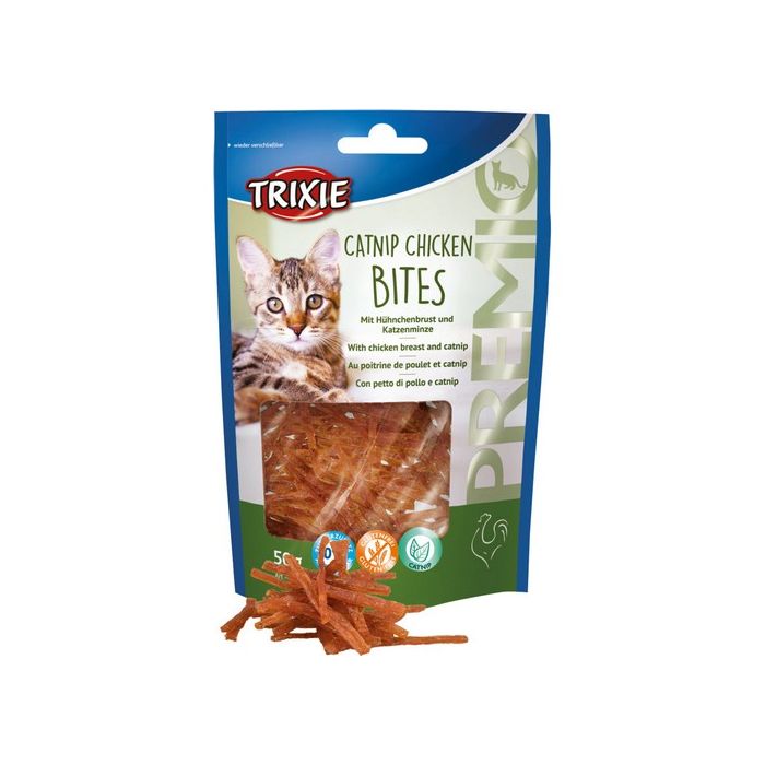 Trixie: Štapići sa piletinom i macinom travom Catnip Chicken Bites, 50 gr