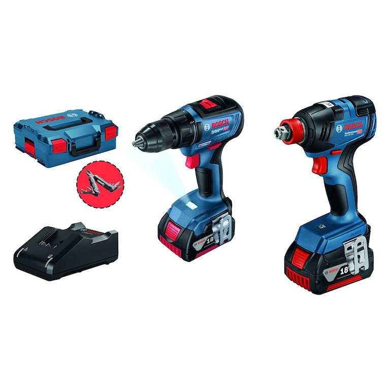 SET GDX18V-200+GSR18V-50 2X4,0A 06019J2220 BOSCH