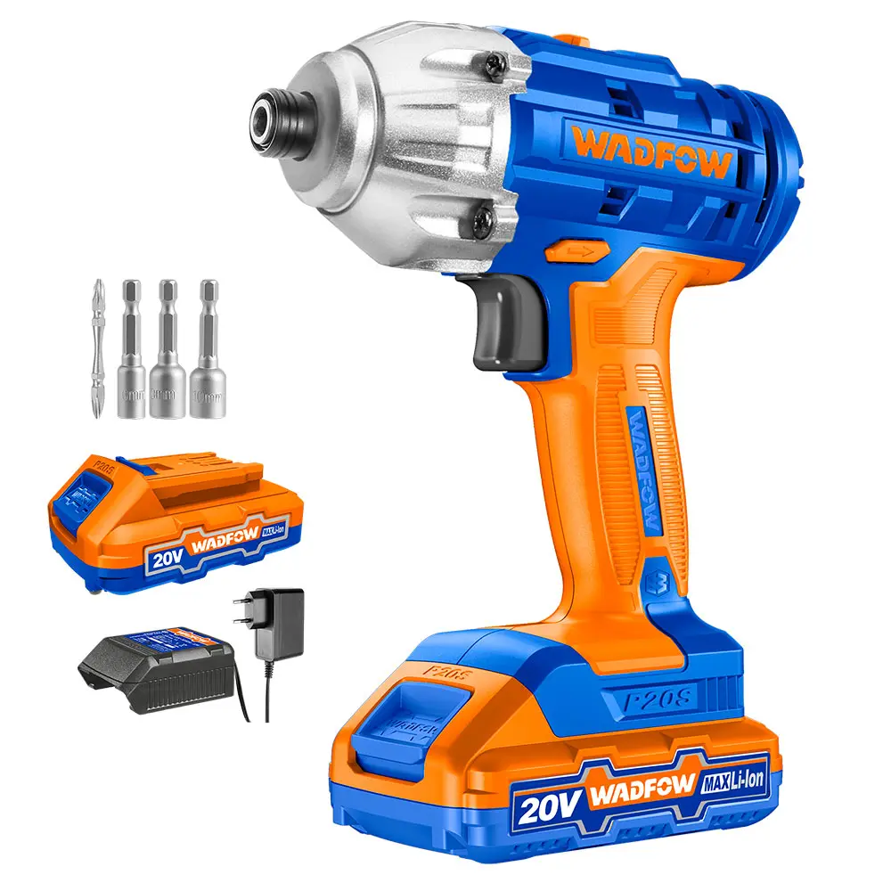 WCD2512 AKU UDARNI ODVIJAČ 1/4 “ 20V 2X1.5 Ah WADFOW