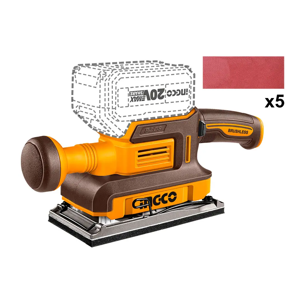 CFSLI2031 AKU VIBRACIONA BRUSILICA 90X180MM SUPER INGCO
