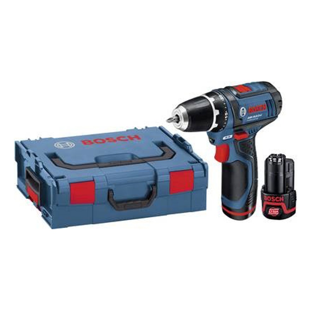 GSR 10.8-2 LI L-BOXX (2 BATERIJE I FUTROLA)BOSCH
