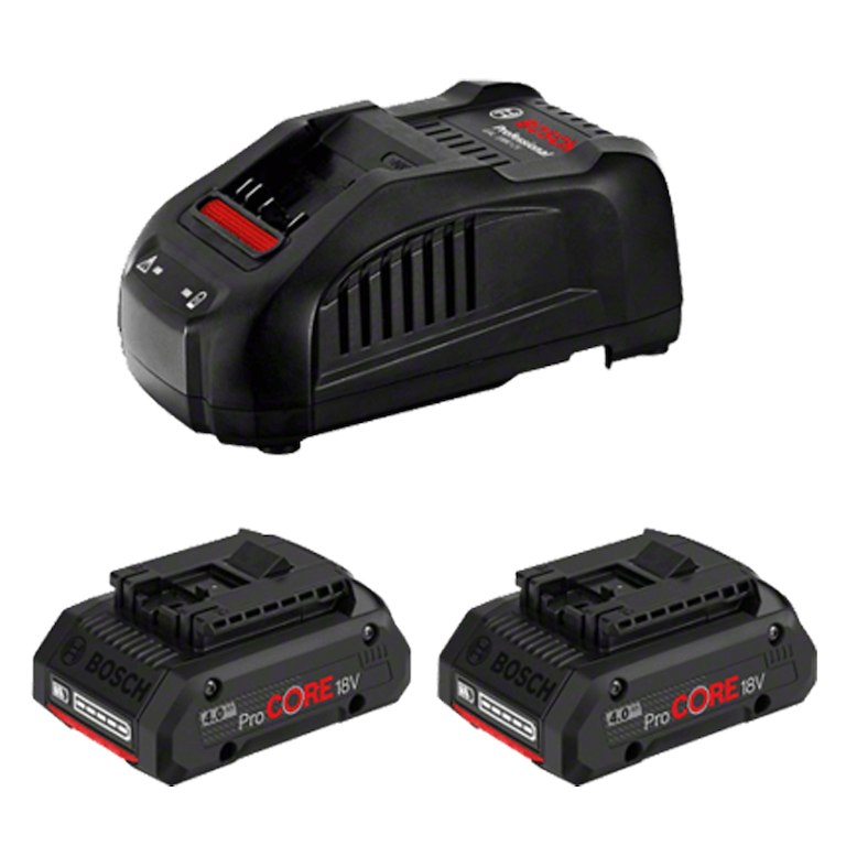 1600A016GF 2X PROCORE18V 4,0AH + GAL1880 BOSCH