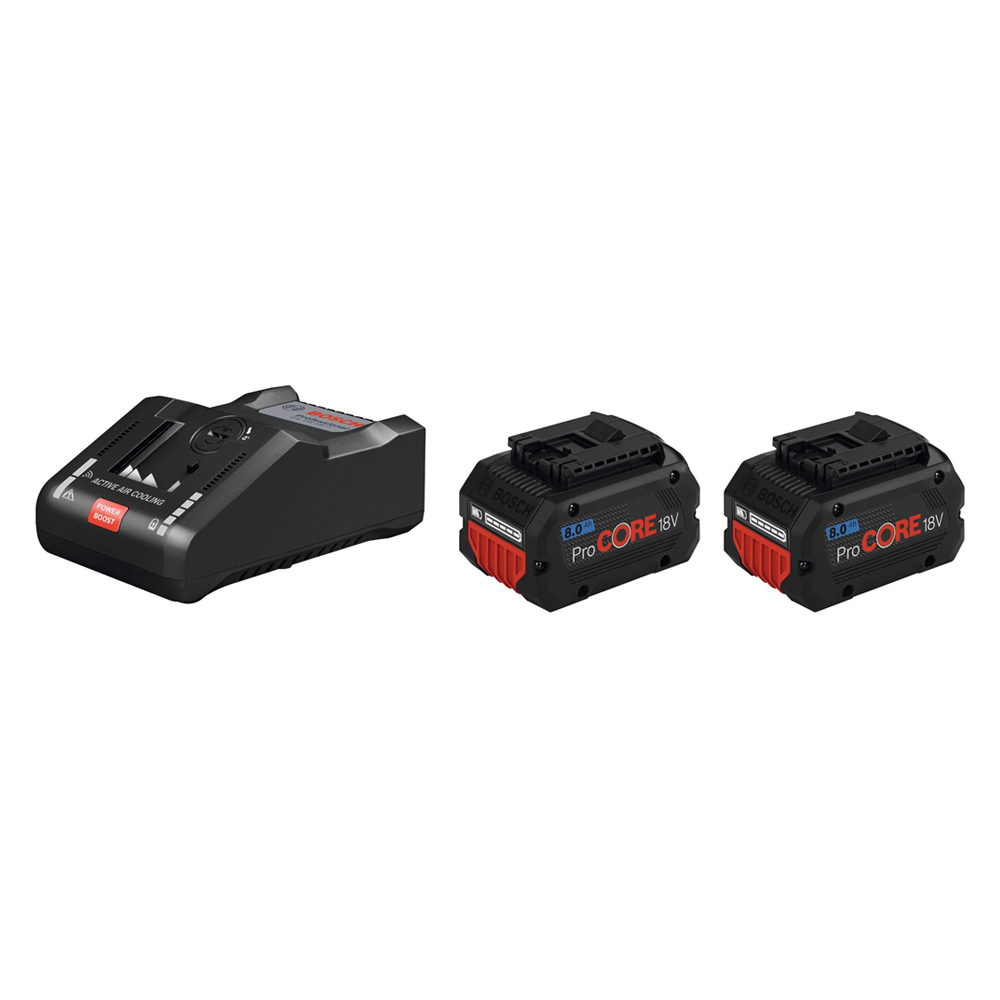 1600A016GP SET 2X PROCORE 18V 8Ah+GAL 18V-16 BOSCH