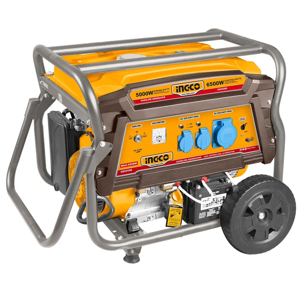 GE65006 BENZINSKI GENERATOR 6.5KW INGCO