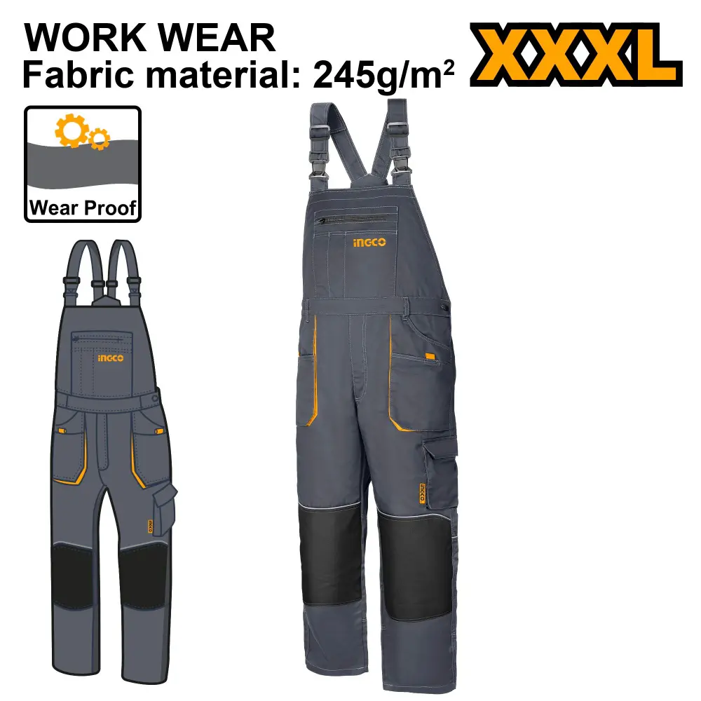 WUCT8033.XXXL RADNE PANTALONE SA TREGERIMA VEL XXXL SUPER INGCO